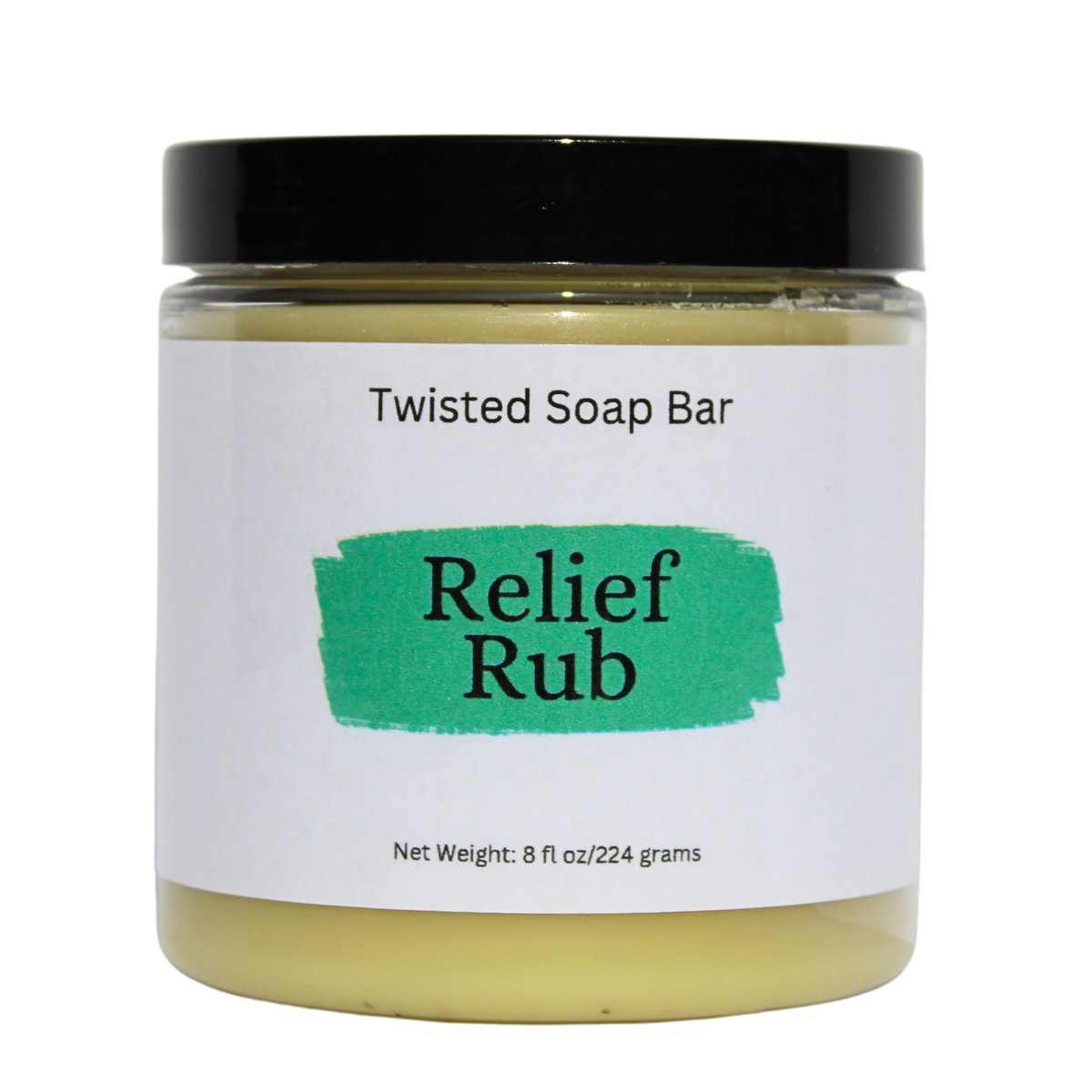 Pain Relief Rub 8oz – Twisted Soap Bar