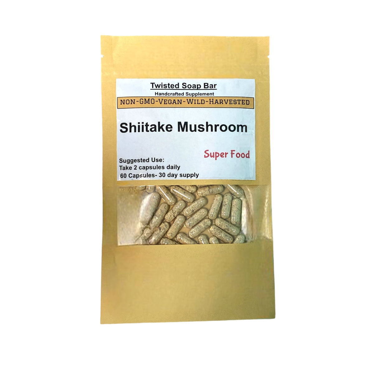 Shiitake Mushroom Capsules – Twisted Soap Bar